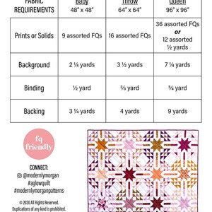 Aglow Quilt Pieced Quilting Pattern From Modernly Morgan, Please See ...