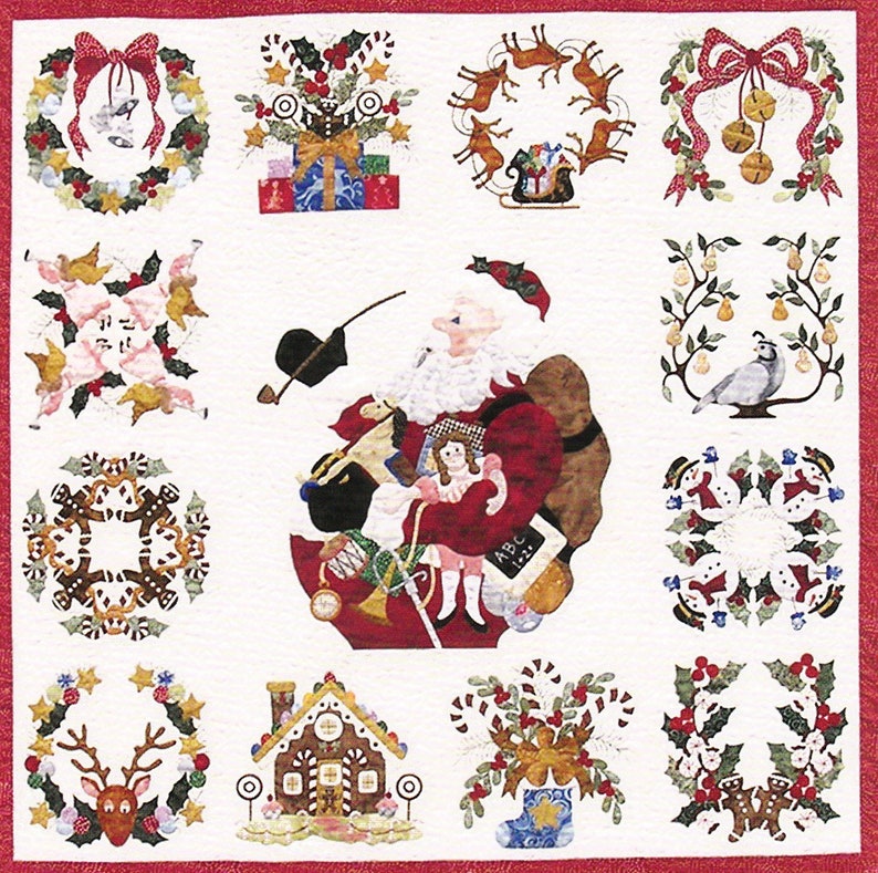Baltimore Christmas BOM Applique Quilt Pattern From P3 Designs - Etsy