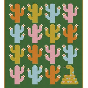 Oh My Cacti Cactus Quilt Quilting Pattern From Pen and Paper Patterns ...