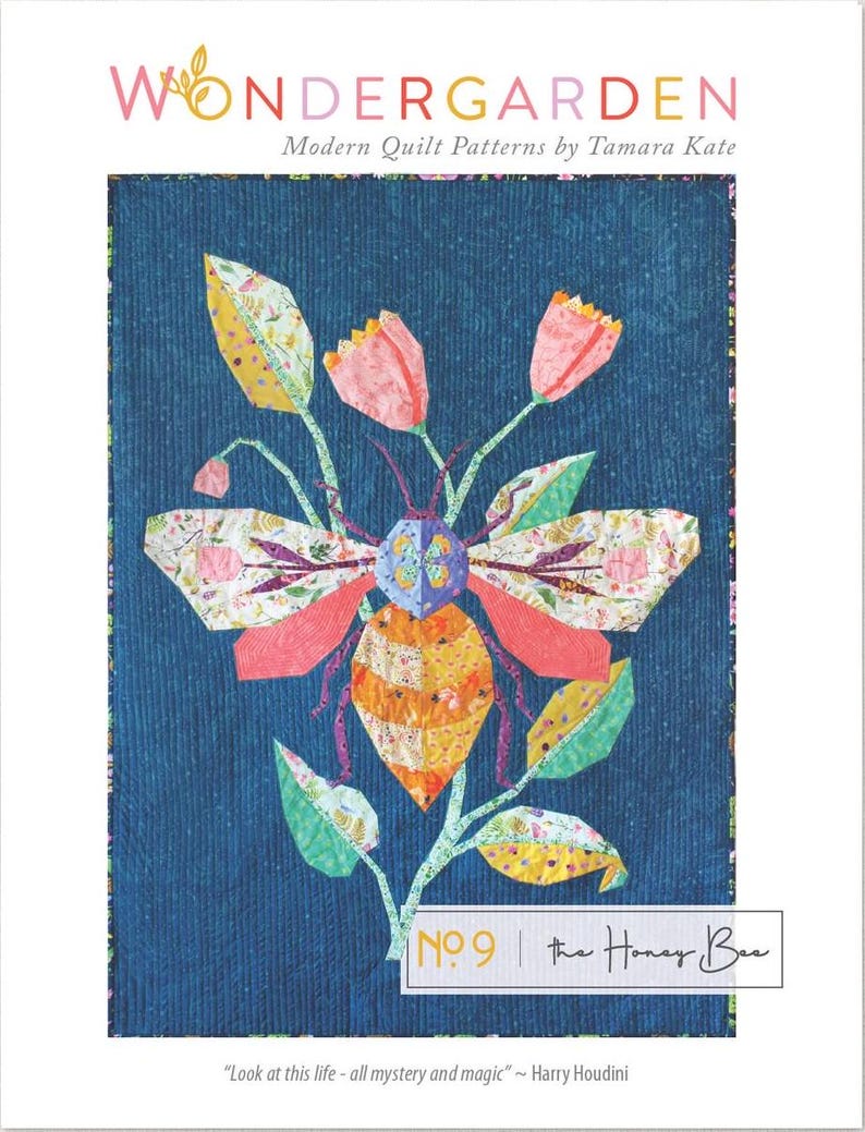 The Honey Bee Quilt Quilting Pattern, From Tamara Kate Designs BRAND ...