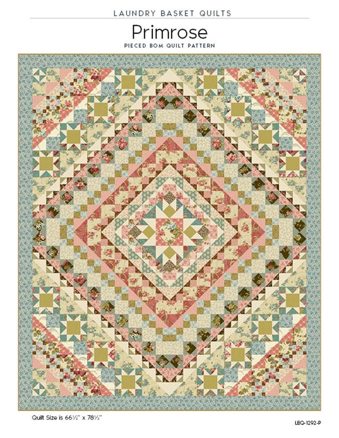 Primrose Quilt Quilting Pattern From Laundry Basket Quilts BRAND NEW ...