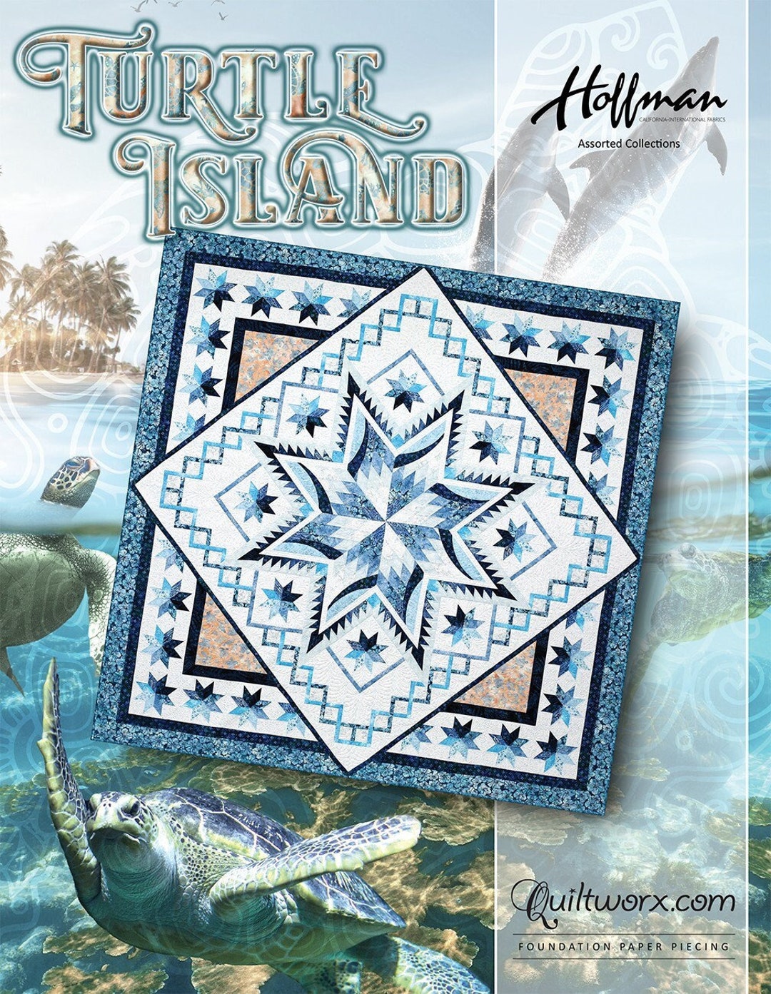 Turtle Island Quilt Quilting Pattern, From Quiltworx by Judy Niemeyer ...