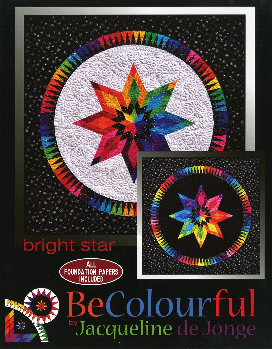 Bright Star Quilt Quilting Pattern Foundation Paper Piecing From ...