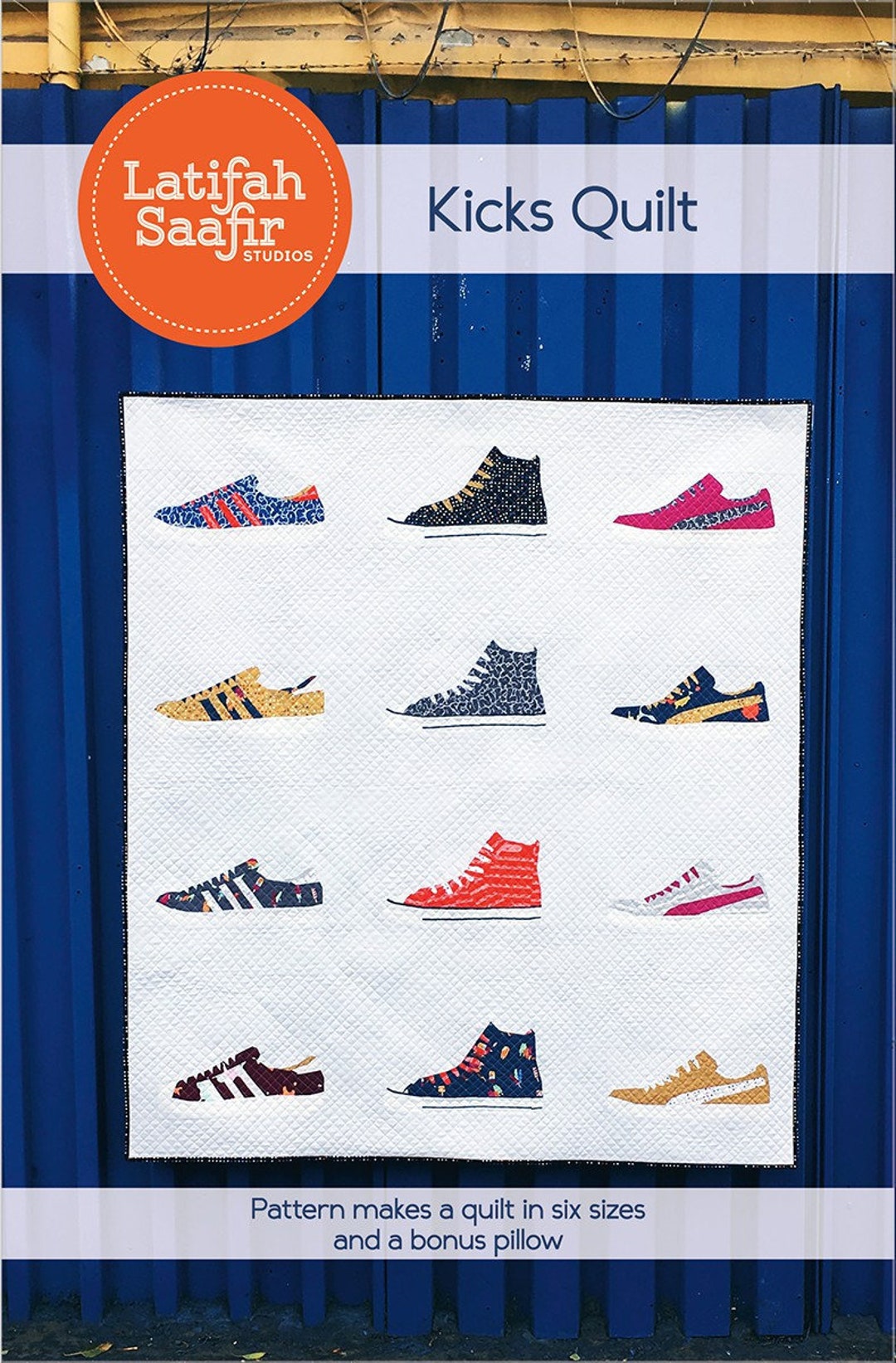 Kicks Sneakers Quilt Quilting Pattern From Latifah Saafir Studios BRAND ...