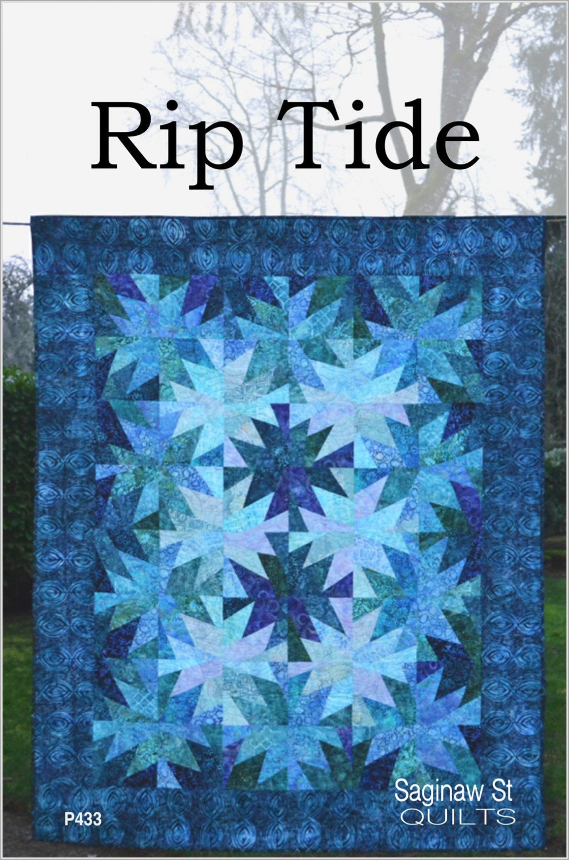 Rip Tide Quilt Quilting Pattern From Saginaw Street Quilts - Etsy