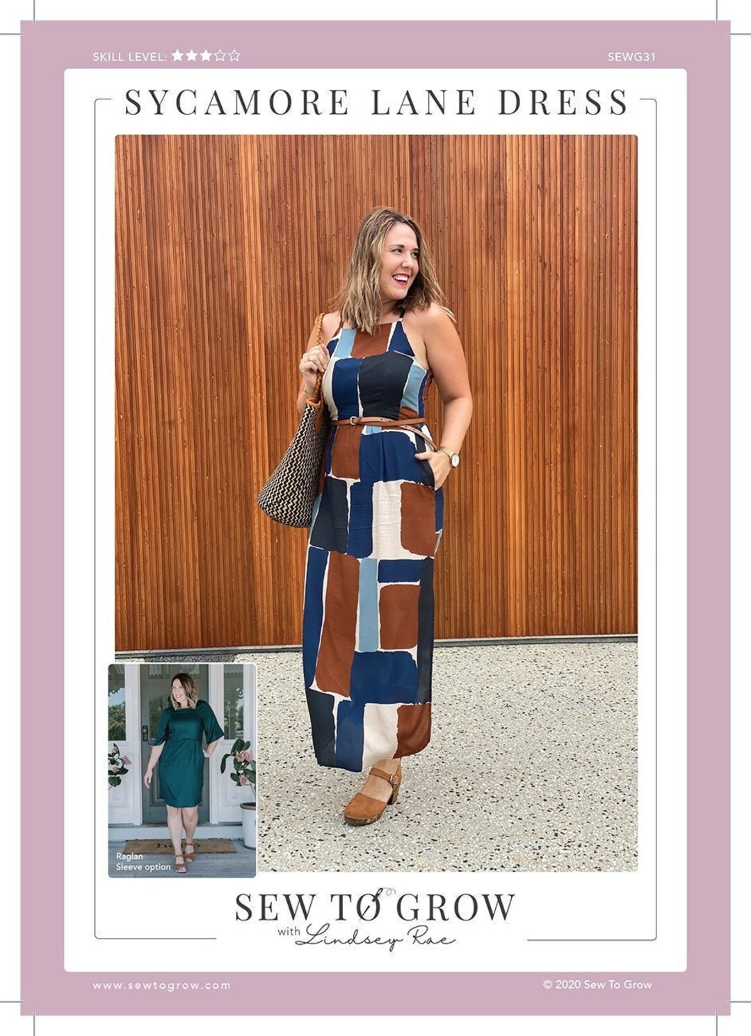 The Sycamore Lane Dress Sewing Pattern, From Sew to Grow Patterns NEW ...