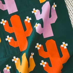 Oh My Cacti Cactus Quilt Quilting Pattern From Pen and Paper Patterns ...