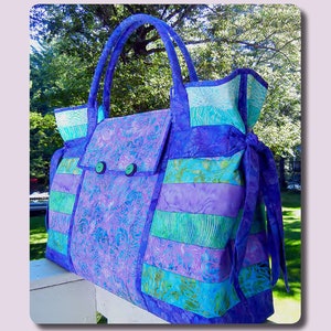 Carpet Bag, Purse, Tote Sewing and Quilting Pattern, From Aunties Two ...