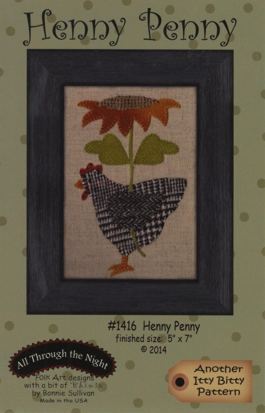 Henny Penny Sewing Pattern From All Through the Night BRAND NEW, See ...