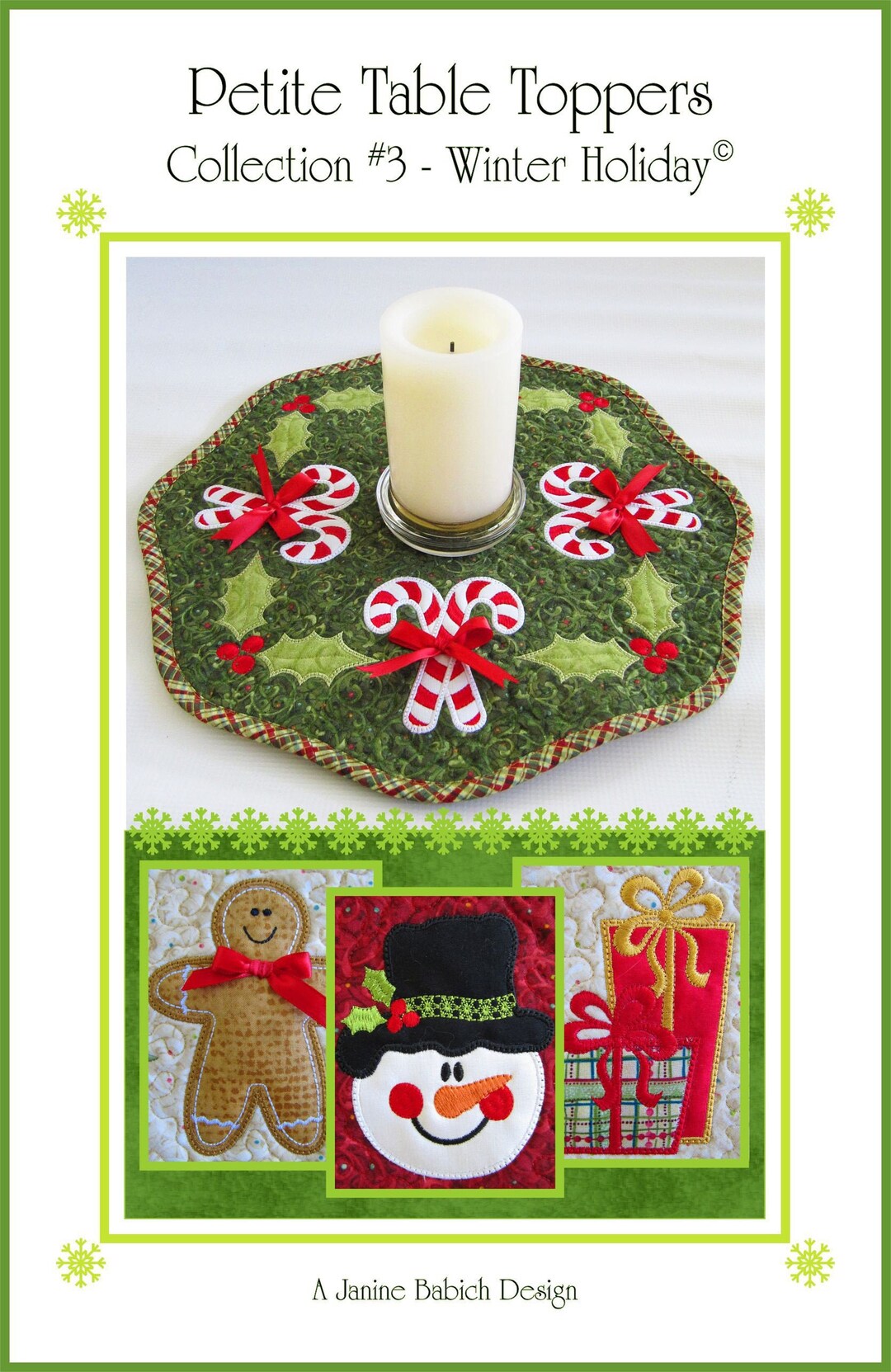 Petite Table Toppers 3 Machine Embroidery, From Janine Babich Designs ...