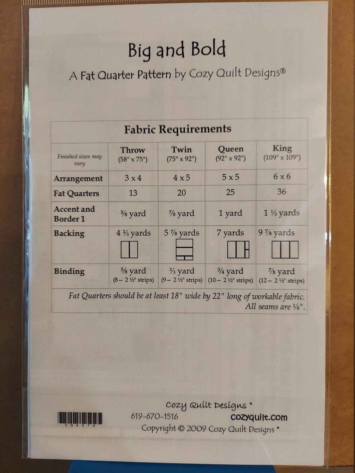 Big and Bold Quilt Quilting Pattern From Cozy Quilt Designs | Etsy