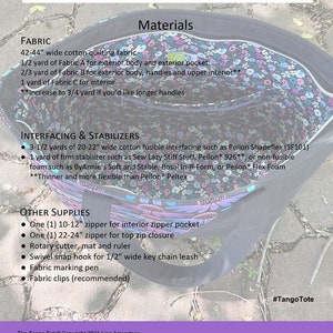 The Tango Tote Bag Purse Sewing Pattern From Around the Bobbin BRAND ...