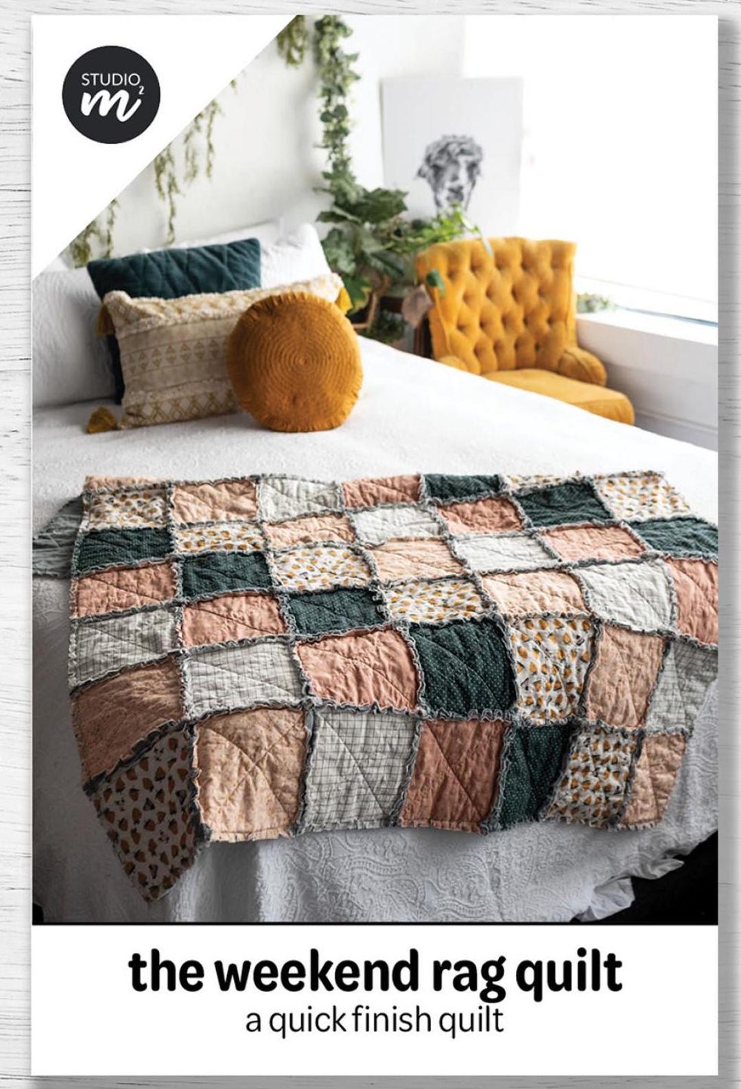 Weekend Rag Quilt Quilting Pattern, From Studio M Squared BRAND NEW, Please See Description and ...