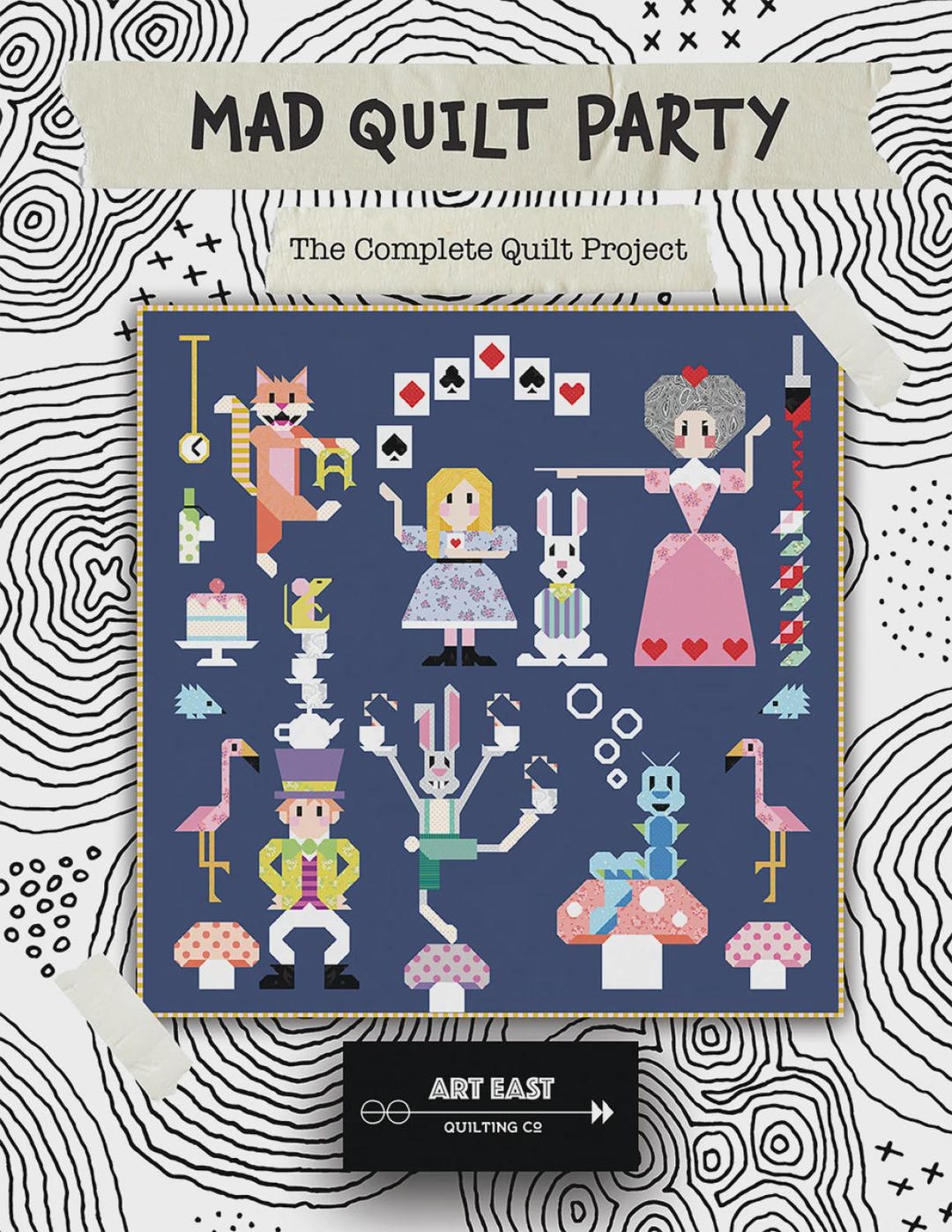 Mad Quilt Party Quilt Quilting Pattern, From Art East Quilting Co ...