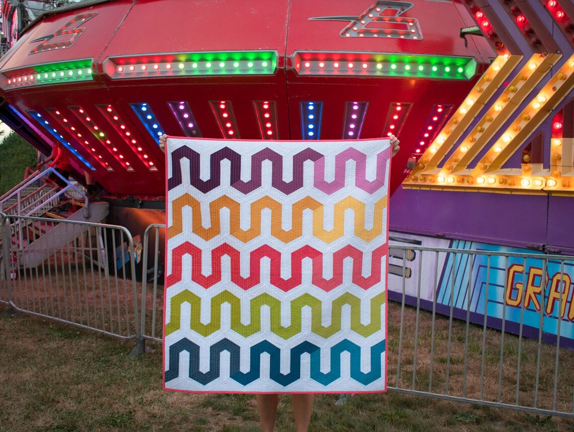 Rock N Roller Coaster Quilt Pattern From Krista Moser the - Etsy