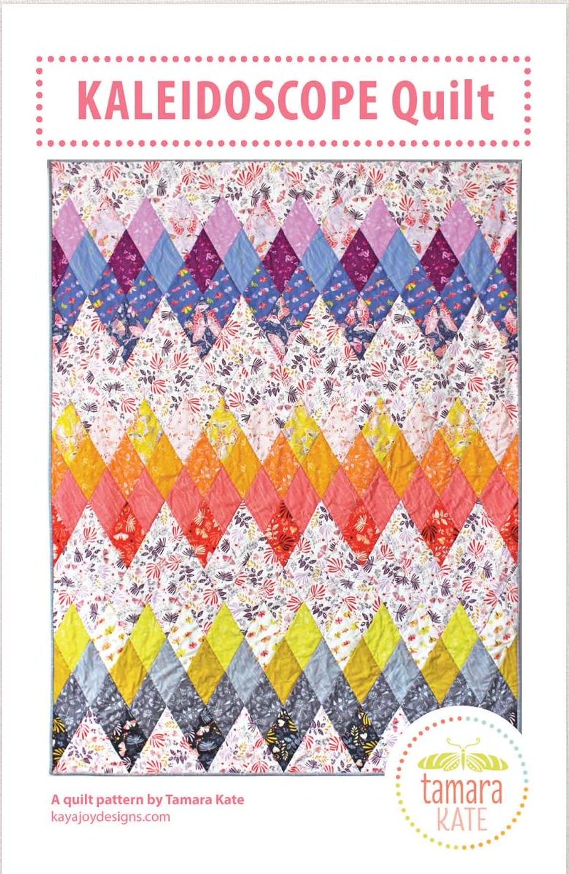 Kaleidoscope Quilt Quilting Pattern, From Tamara Kate Designs BRAND NEW ...