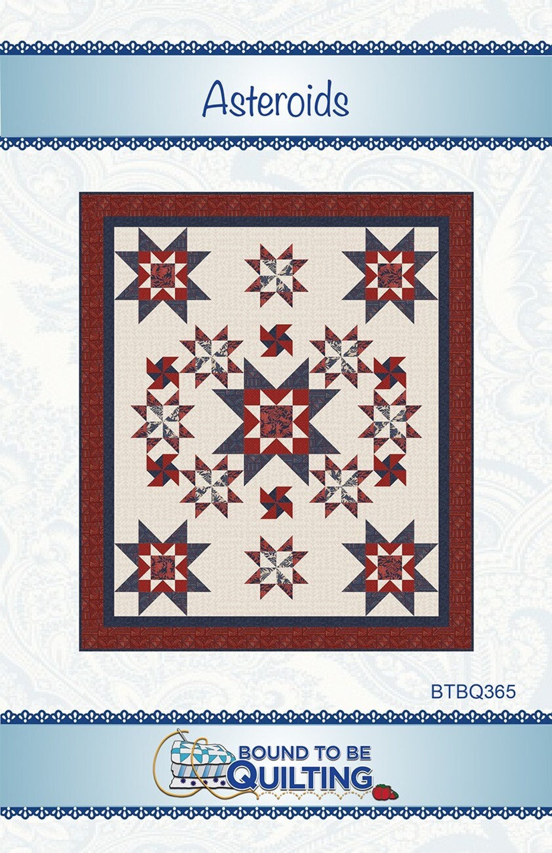 Asteroids Quilt Quilting Pattern, From Bound to Be Quilting BRAND NEW ...