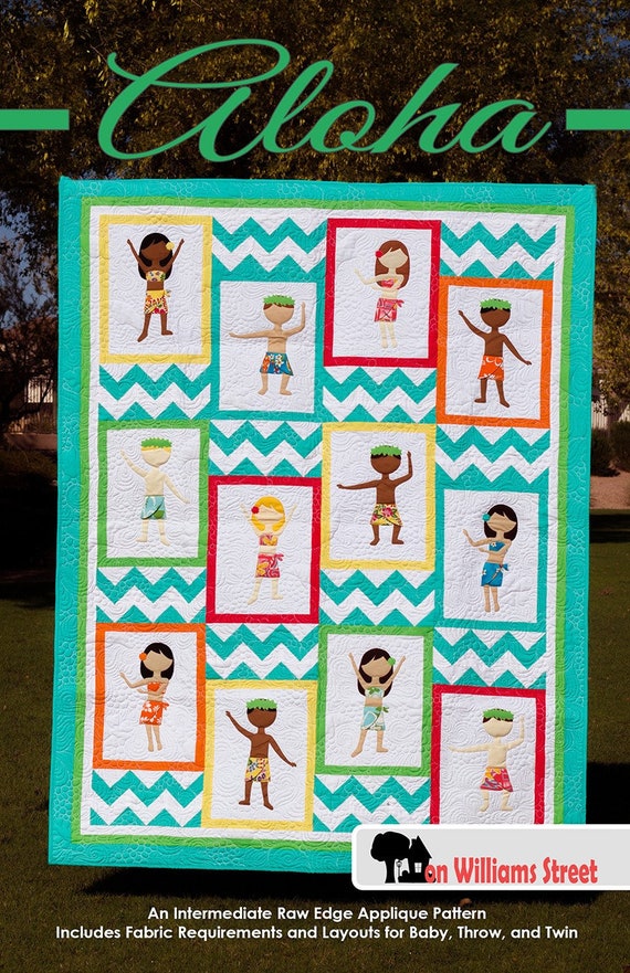 Aloha Quilt Quilting Pattern From on Williams Street BRAND | Etsy