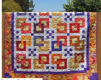 Hot Flashes Quilting Pattern, A Cozy Strip Club Pattern for 2 1/2 ...