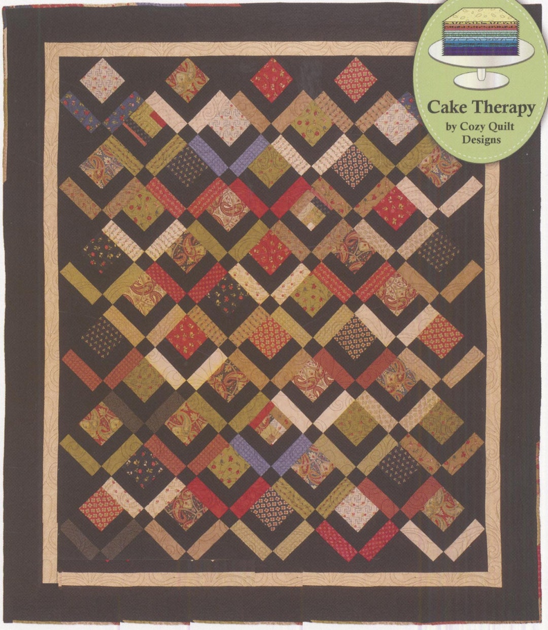 Three Layer Cake Quilt Quilting Pattern From Cozy Quilt - Etsy