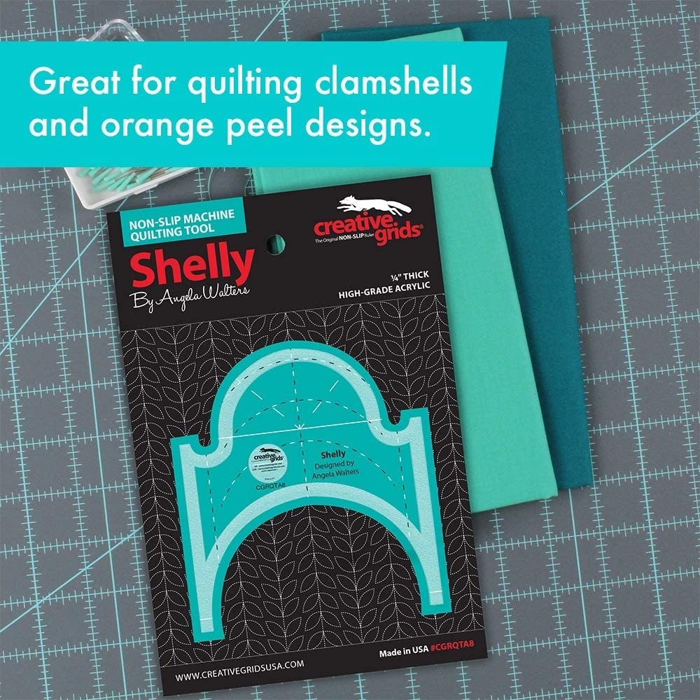 Shelly Machine Quilting Tool Template Ruler From Creative - Etsy