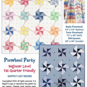 Pinwheel Party Quilt Quilting Pattern, From Black Mountain Needle Works ...