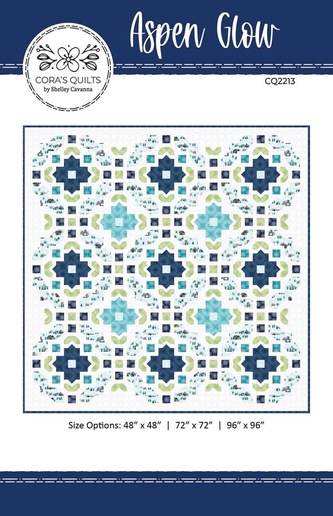 Aspen Glow Quilt Quilting and Sewing Pattern, From Cora's Quilts BRAND ...