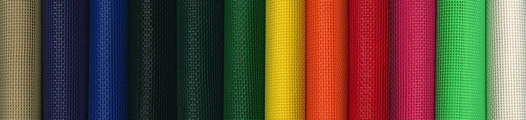 Large Rolls of Pet Vinyl Mesh Screen, 16 Assorted Colors to Choose From ...