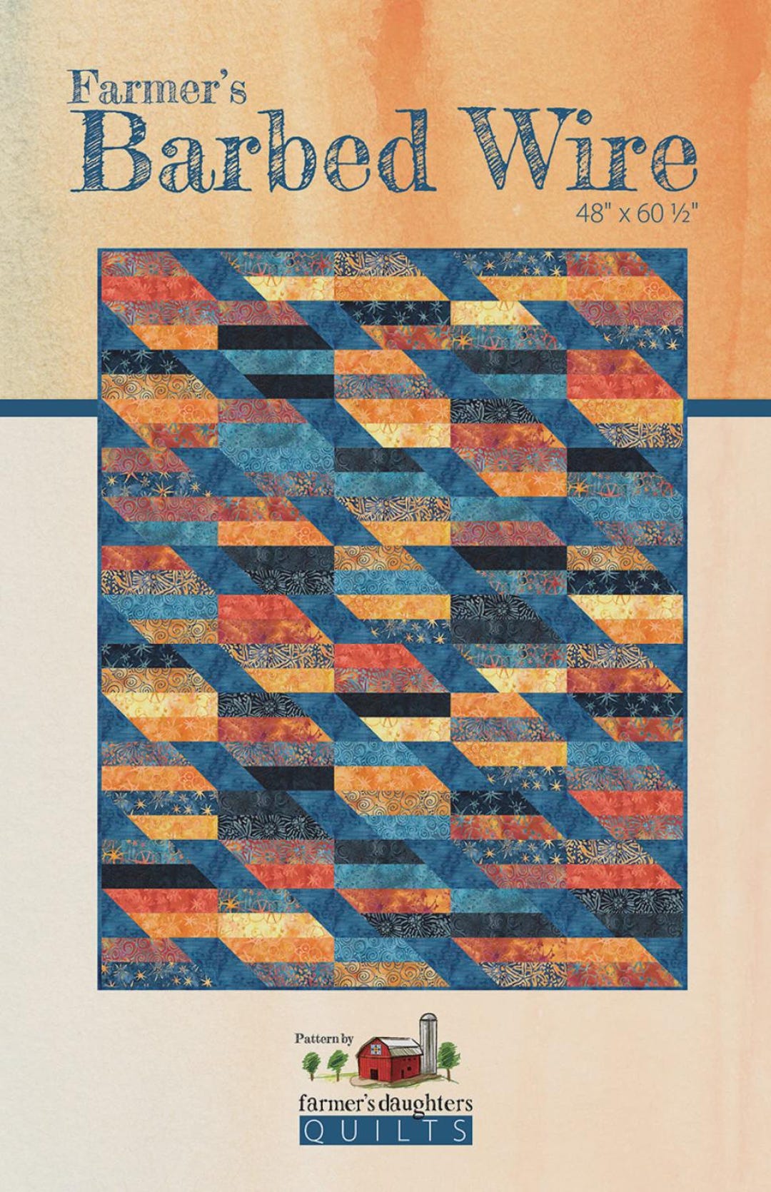 Farmer's Barbed Wire Quilt Quilting Pattern From Farmers Daughter ...