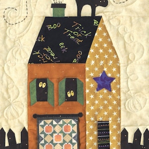 Sew Spooky Halloween, Complete Quilting and Applique Pattern Set From ...