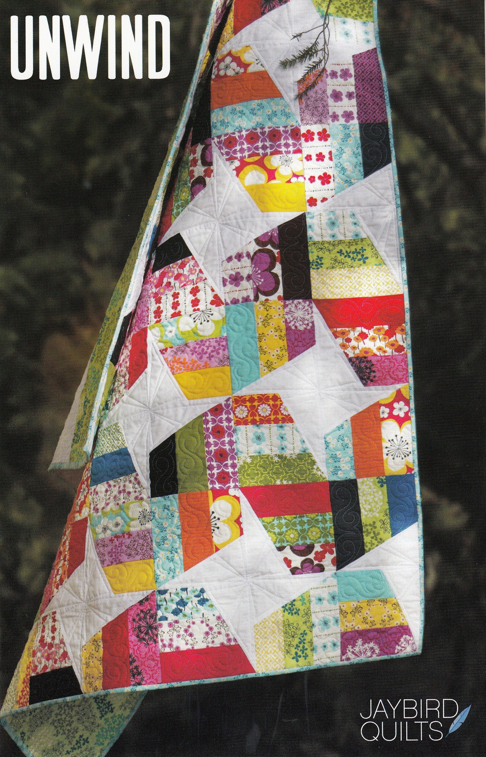 Unwind Pieced Quilt Quilting Pattern From Jaybird Quilts BRAND NEW ...