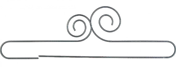 20 Inch Double Scroll Shaped Project Holder or Quilt Hanger - Etsy