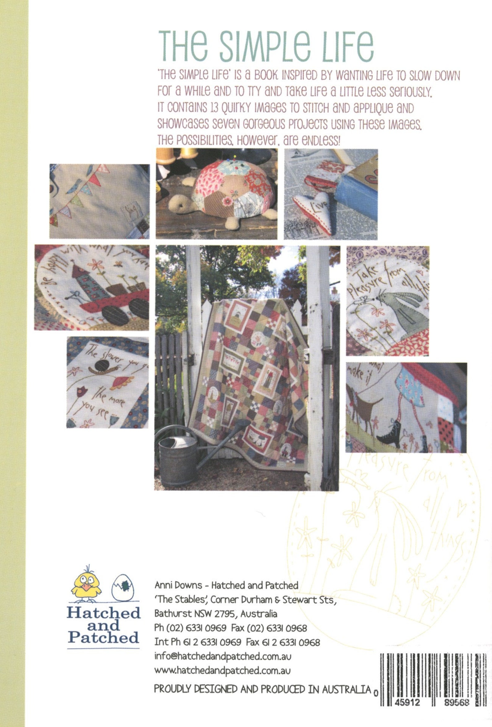 The Simple Life Softcover Quilting Book, From Hatched and Patched NEW ...