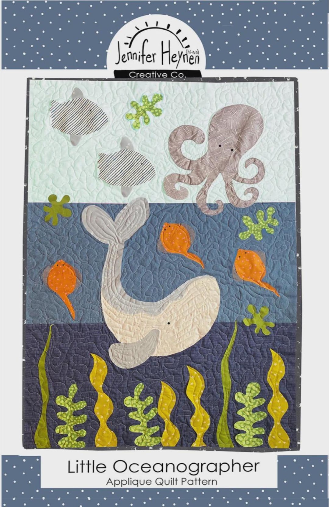Little Oceanographer Quilt Quilting Pattern, From Jennifer Heynen ...