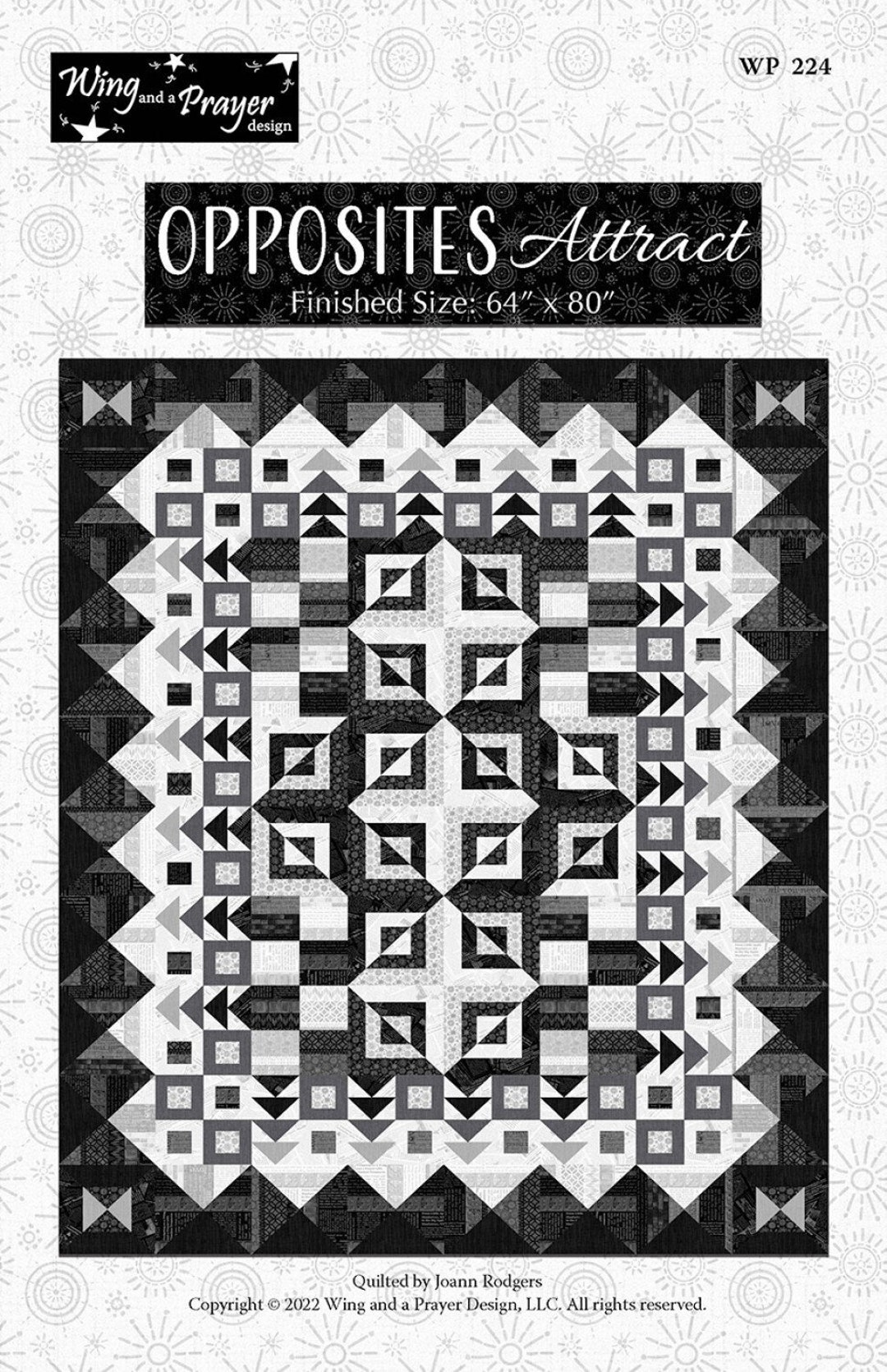 Opposites Attract Quilt Quilting Pattern From Wing and A Prayer Design ...