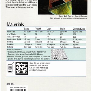 Unwind Pieced Quilt Quilting Pattern From Jaybird Quilts BRAND NEW ...