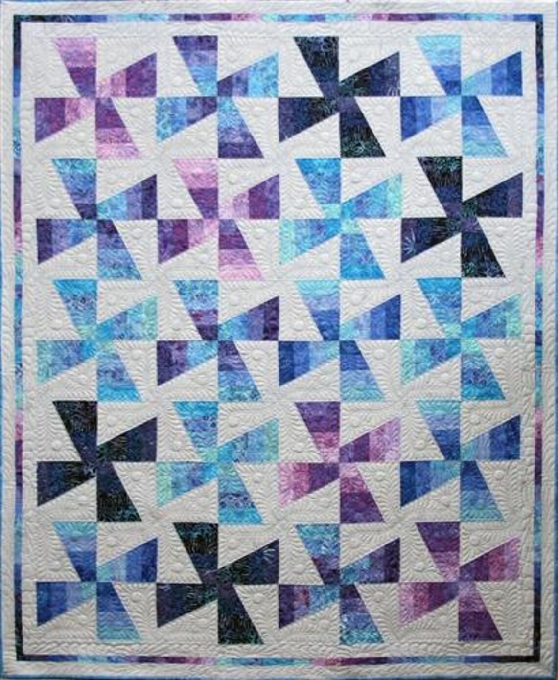 Bali Swirls Quilt Quilting Pattern From Cindi Mccracken - Etsy