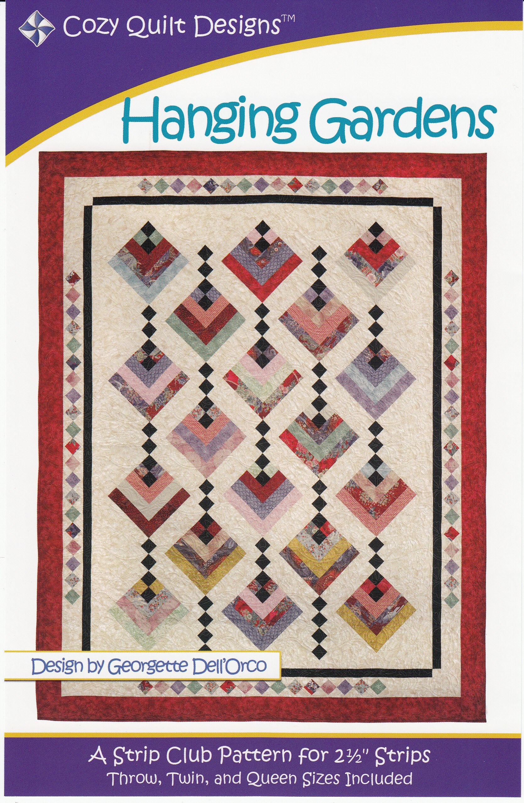 Hanging Gardens Quilt Quilting Pattern From Cozy Quilt Designs BRAND ...
