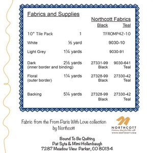 Tile Slide Quilt Pattern, From Bound to Be Quilting BRAND NEW, Please ...