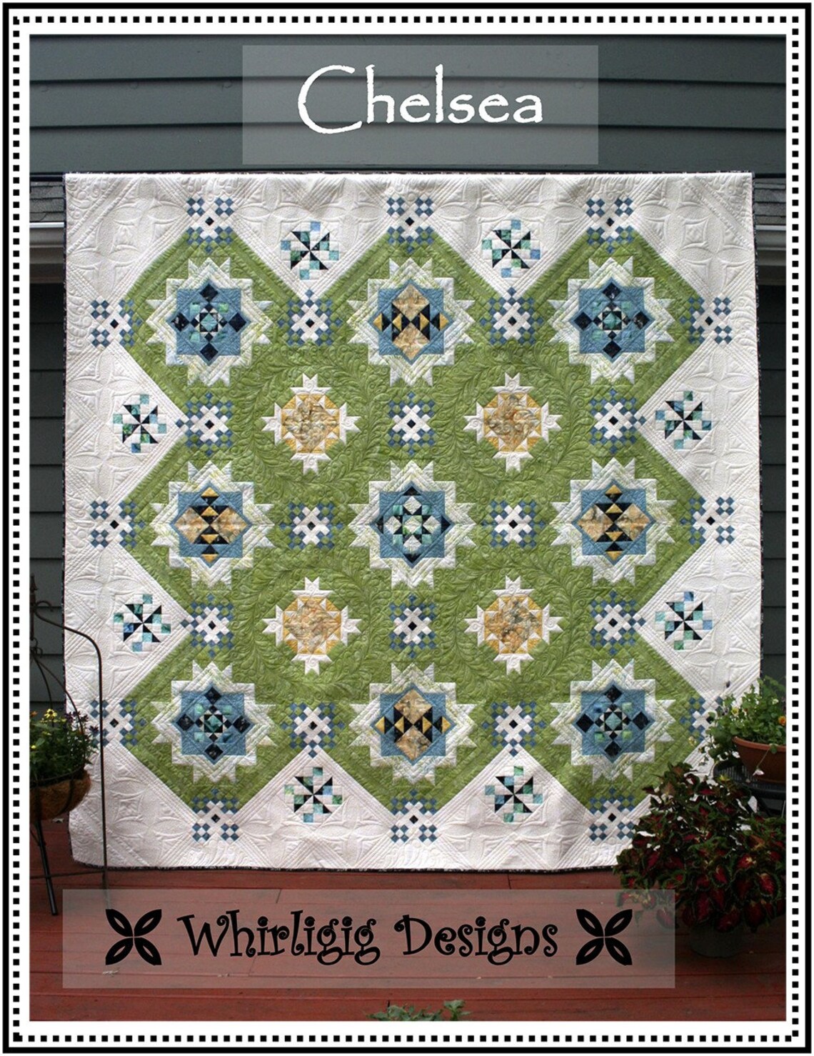 Chelsea Quilt Quilting Pattern From Whirligig Designs BRAND | Etsy