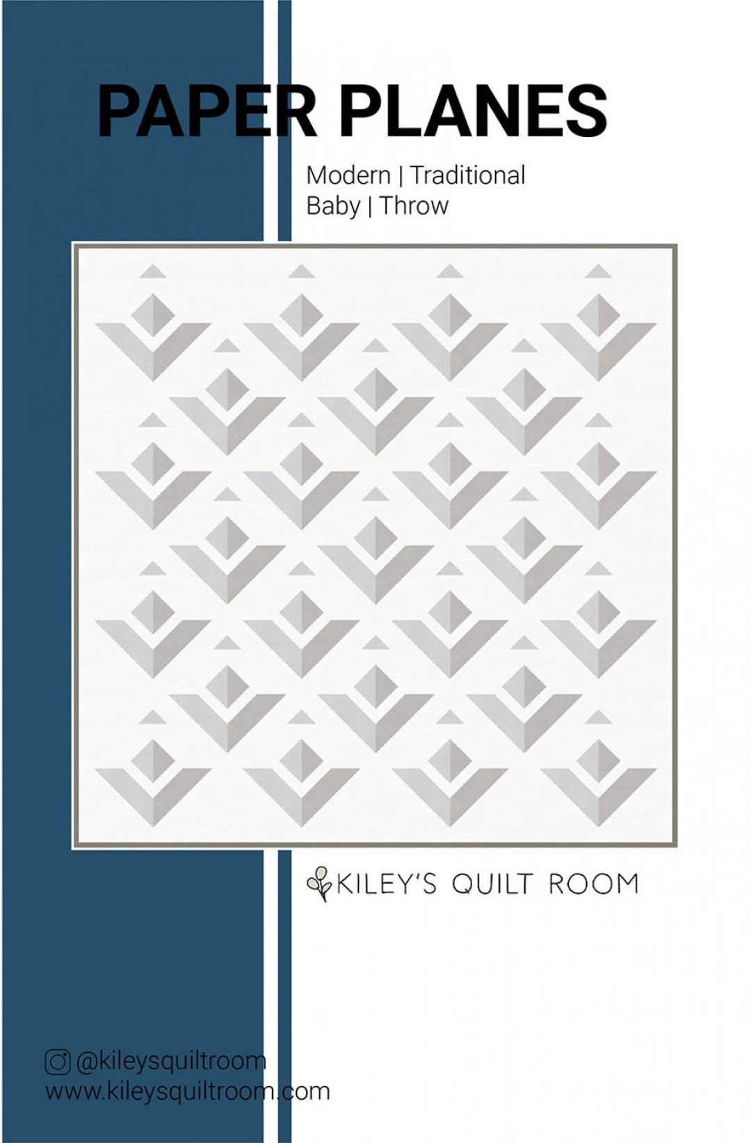 Paper Planes Quilt Quilting Pattern, From Kiley's Quilt Room BRAND NEW ...