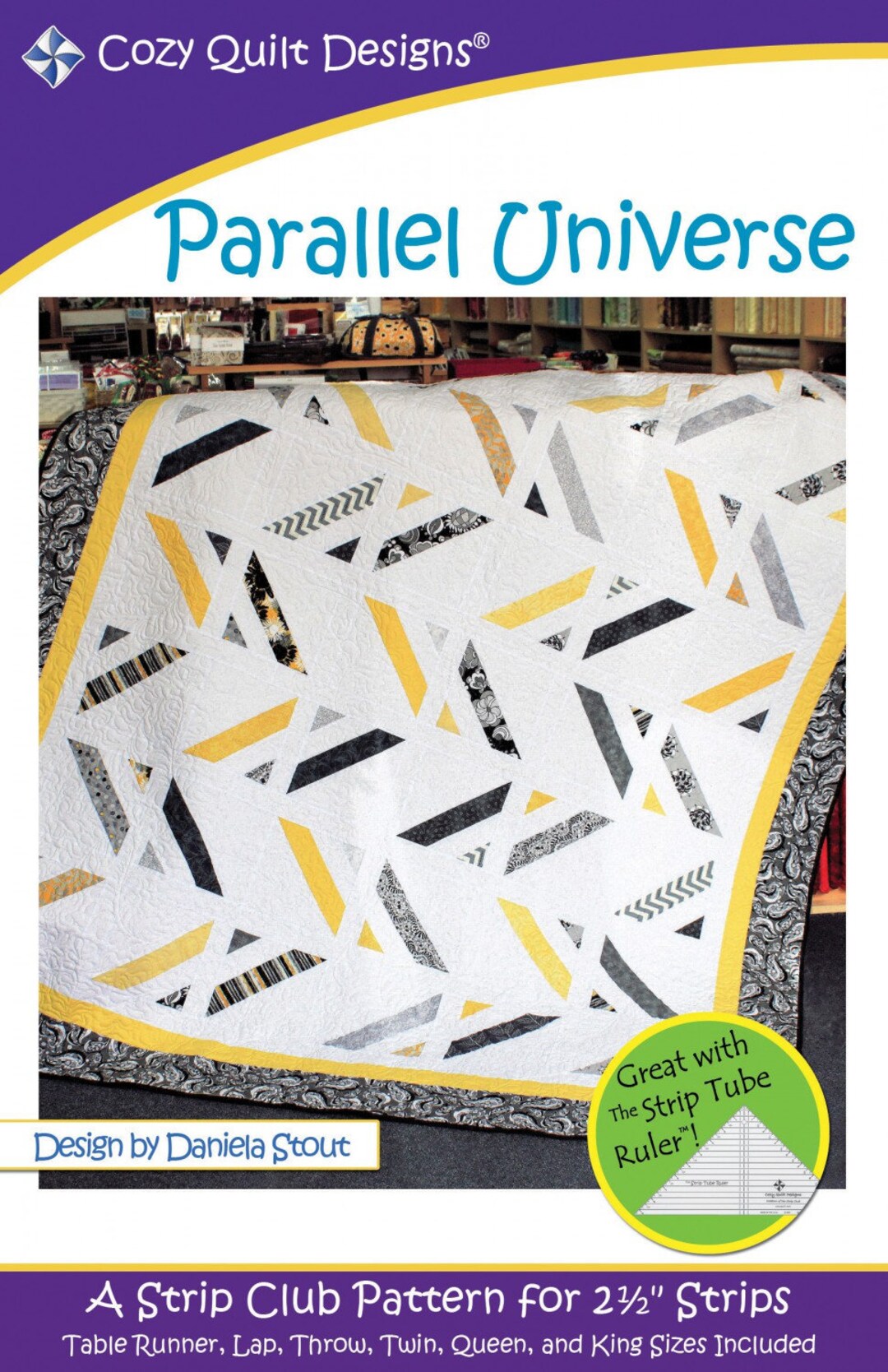 Parallel Universe Quilt Quilting Pattern, A Cozy Strip Club Pattern for ...
