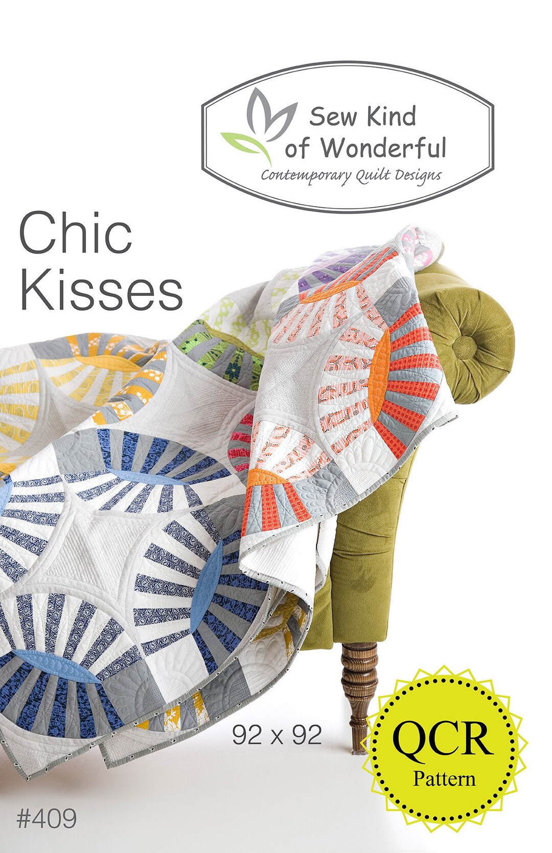 QCR- Chic Kisses Quilt, A Pieced Quilting Pattern by Sew Kind of ...