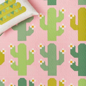 Oh My Cacti Cactus Quilt Quilting Pattern From Pen and Paper Patterns ...