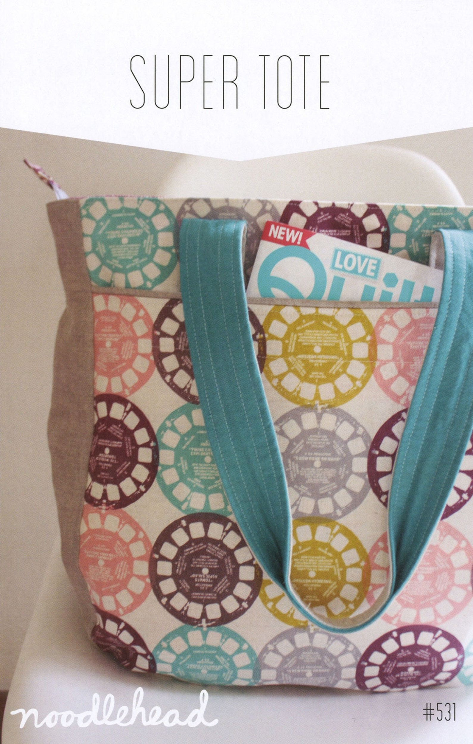 Super Tote Bag Purse Sewing Pattern From Noodlehead BRAND NEW - Etsy