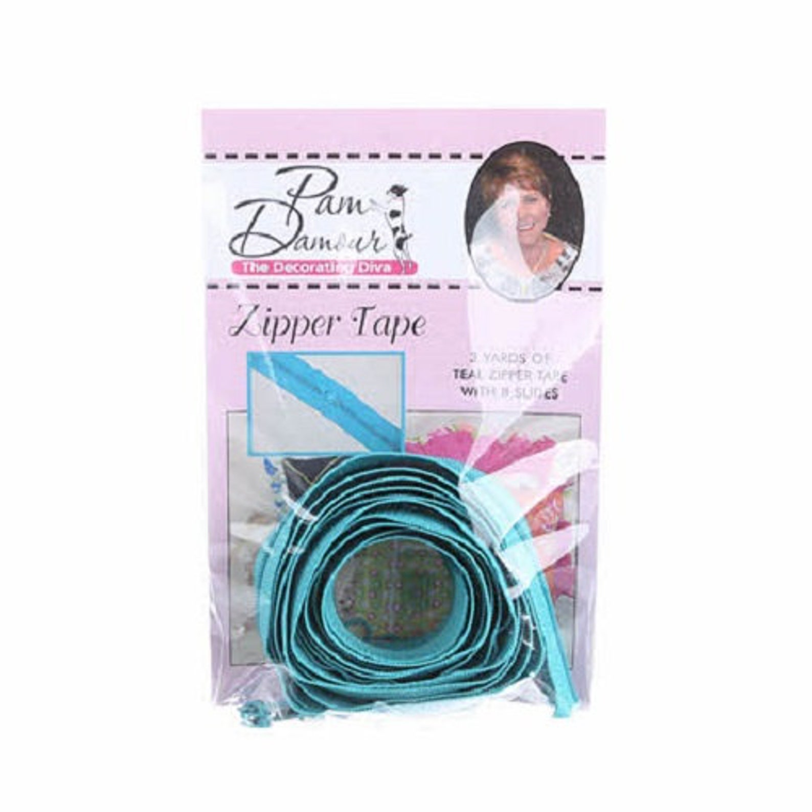 3 Yards of Reversible Coil Zipper Tape With 8 Slides, 12 Color Choices ...