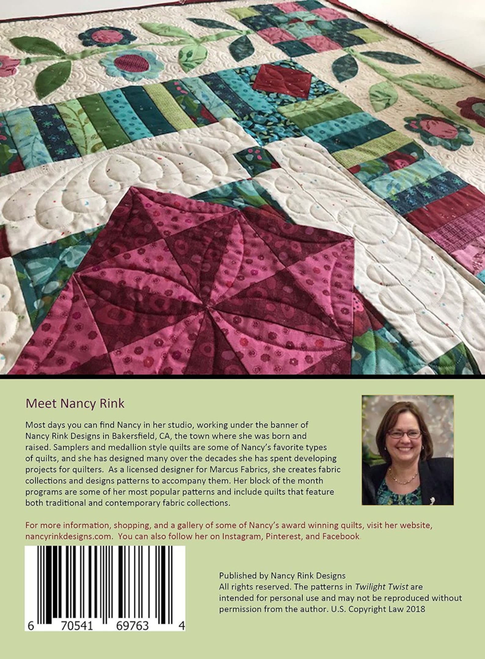 Twilight Twist Pieced Quilt Pattern From Nancy Rink Designs - Etsy
