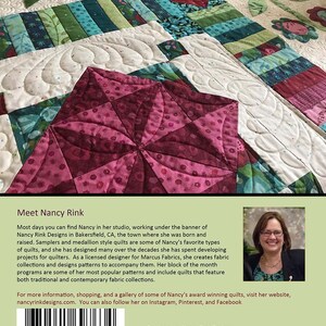 Twilight Twist Pieced Quilt Pattern From Nancy Rink Designs BRAND NEW ...