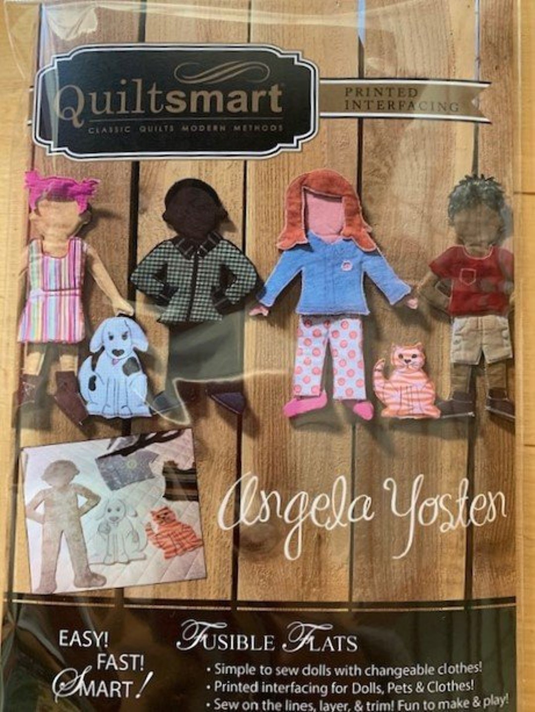 Fusible Flats Dolls Pack Pieced Quilting Pattern From Quiltsmart ...