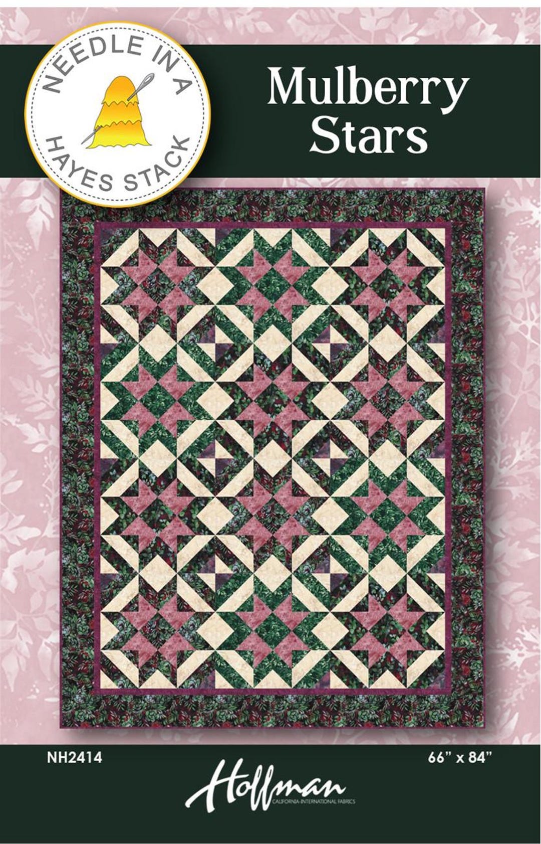 Mulberry Stars Quilt Quilting Pattern, From Needle in A Hayes Stack ...